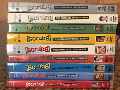 Scrubs The Complete Series 1-9 set Seasons 1 2 3 4 5 6 7 8 9 DVD lot | eBay