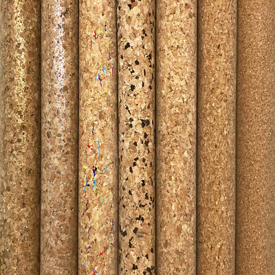 Natural Cork PU Leather Fabric For Craft Decor Accessories Bag Material ...