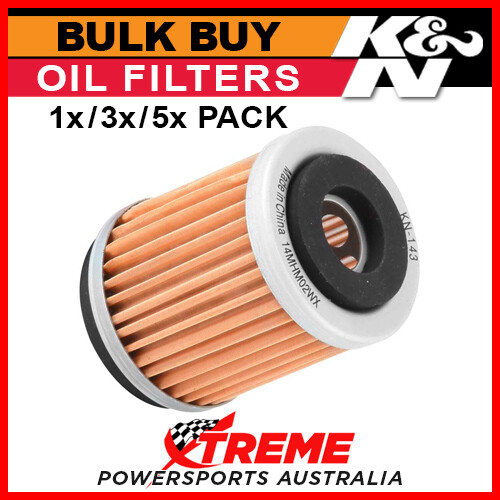 KN-143 Yamaha TW200 1989-2007 Oil Filter 1x,3x,5x Pack Bulk Buy | eBay