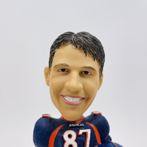 Rare Ed McCaffrey #87 NFL Denver Broncos Bobblehead Football Helmet 7in ...