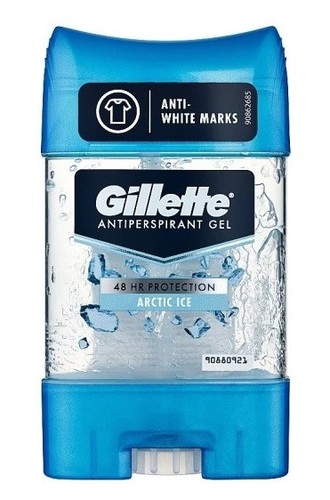 Gel Antitranspirant Homme Gillette Arctic Ice 70ml - Fraîcheur Durable ...