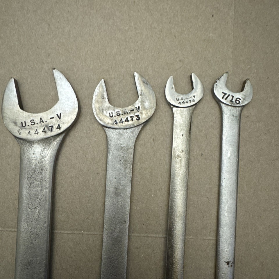 Craftsman USA 4pc Thin Service Tappet Wrenches -V- Series | eBay