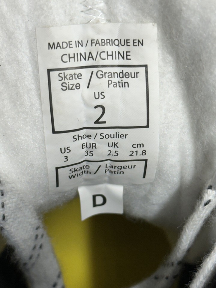 CCM Tacks 9350 Ice Hockey Skates Youth Kids SIZE US 3 - UK 2 - EU 35 ...