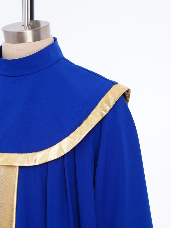 Unisex Kids Robe Choir Dress Long Sleeve Gown Party Costume Dance Mock ...