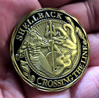 Shellback United States Navy Marine Corps USN USMC Challenge Coin ...