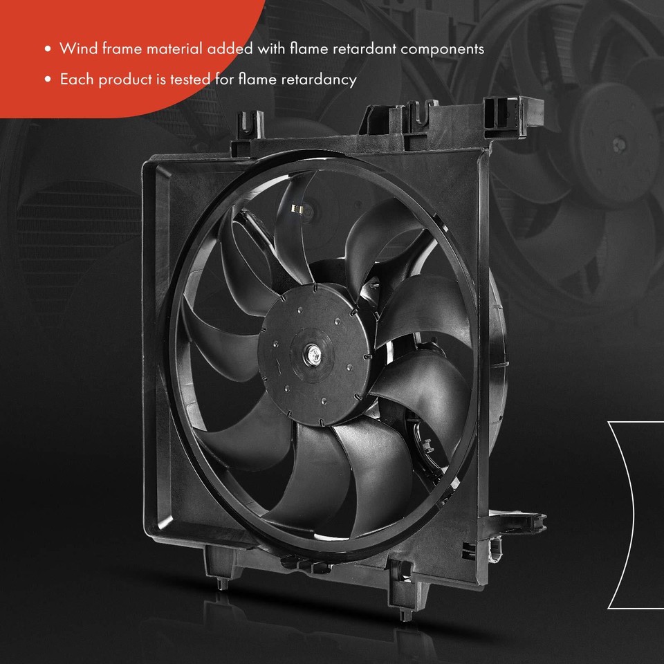 A/C Condenser & Cooling Fan Assembly for Subaru Forester Impreza WRX ...