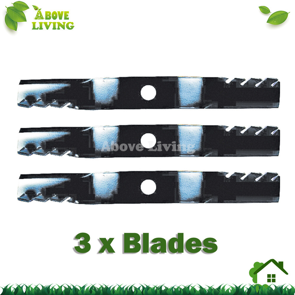 3X Predator Blade For 54" Kubota RCK54P-227Z RCK54P-321Z ZG227 ZD221 ...