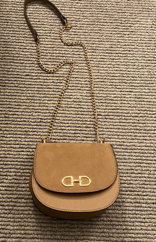 HnM Horsebit Motif Brown Crossbody Bag. Magnetic Closure. Brand New ...