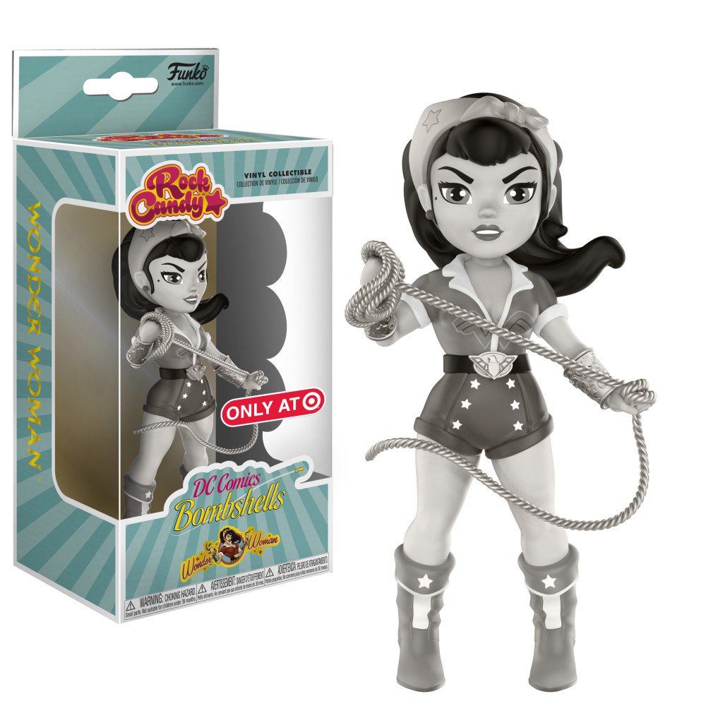 Funko Rock Candy: DC Universe - Wonder Woman - (Black and White ...