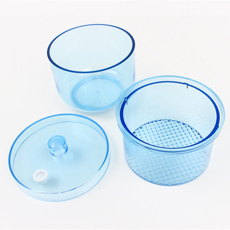 1X Dental Plastic Bur Cleaning Box Disinfection Autoclave Case Soak Cup ...