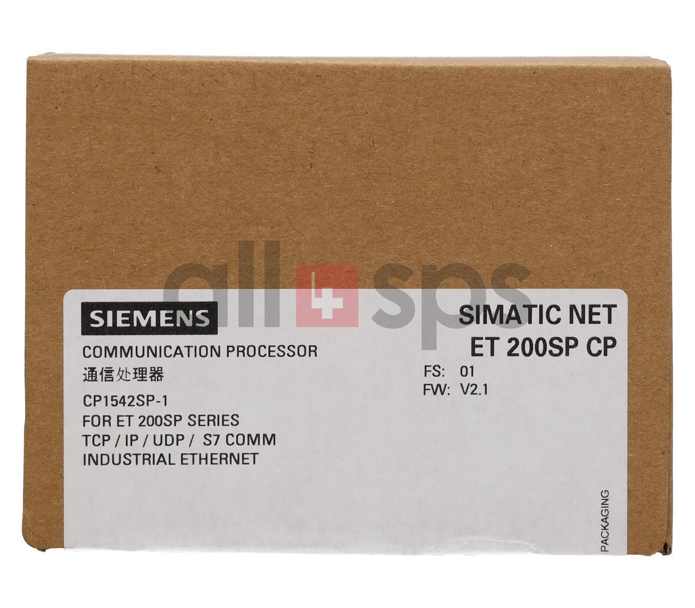 SIMATIC KOMMUNIKATIONSPROZESSOR CP 1542SP-1, 6GK7542-6UX00-0XE0 (NS ...