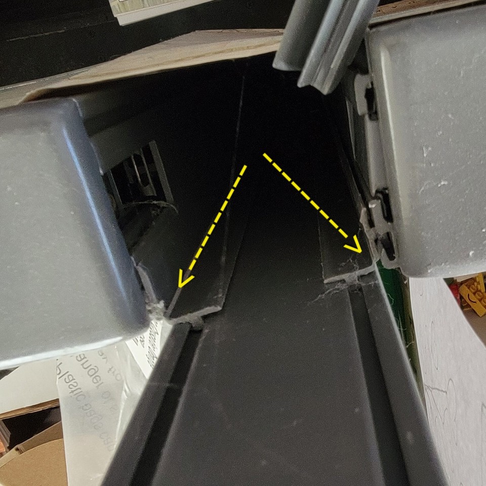 Haworth Panel Hinge Connector Insert for Cubical UniGroup Too, part ...