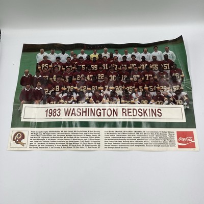Washington Redskins 1983 SB XVII Team With the HOGS Poster 11x17 | eBay