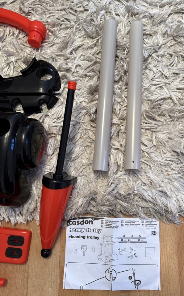 Henry Hetty Cleaning Trolley Vacuum Cleaner Hoover Casdon Kids Fun Role ...