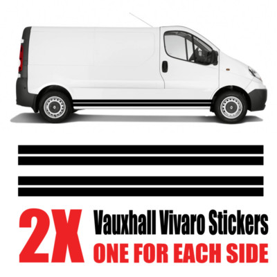 Vauxhall Vivaro Graphics stripes corsa astra Camper Van Decals Stickers ...