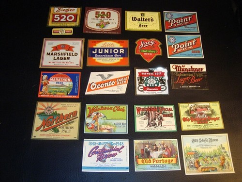 Circa 1930s/1940s Wisconsin Beer Labels, 20 In All | eBay