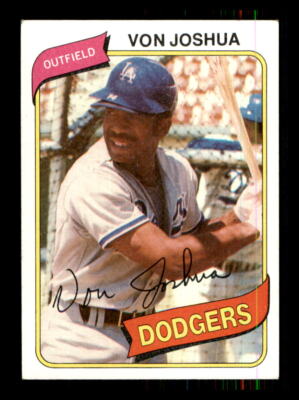 1980 Baseball Topps Von Joshua Los Angeles Dodgers #209 | eBay