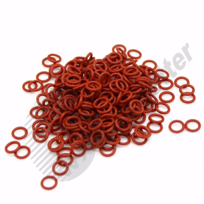 Silicone O-Rings Φ5~Φ90mm Wire Dia.=2mm Red O-Ring High-Temperature ...