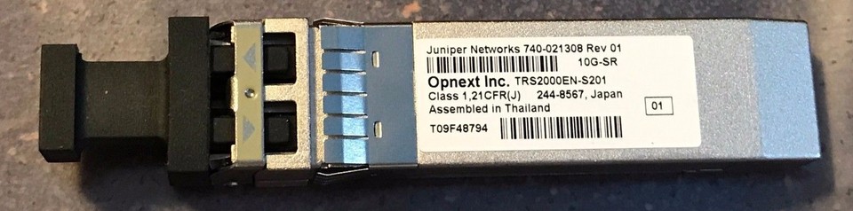 Juniper Networks QFX-SFP-10GE-SR 10GBE SFP+ 850nm 300M transceiver w ...