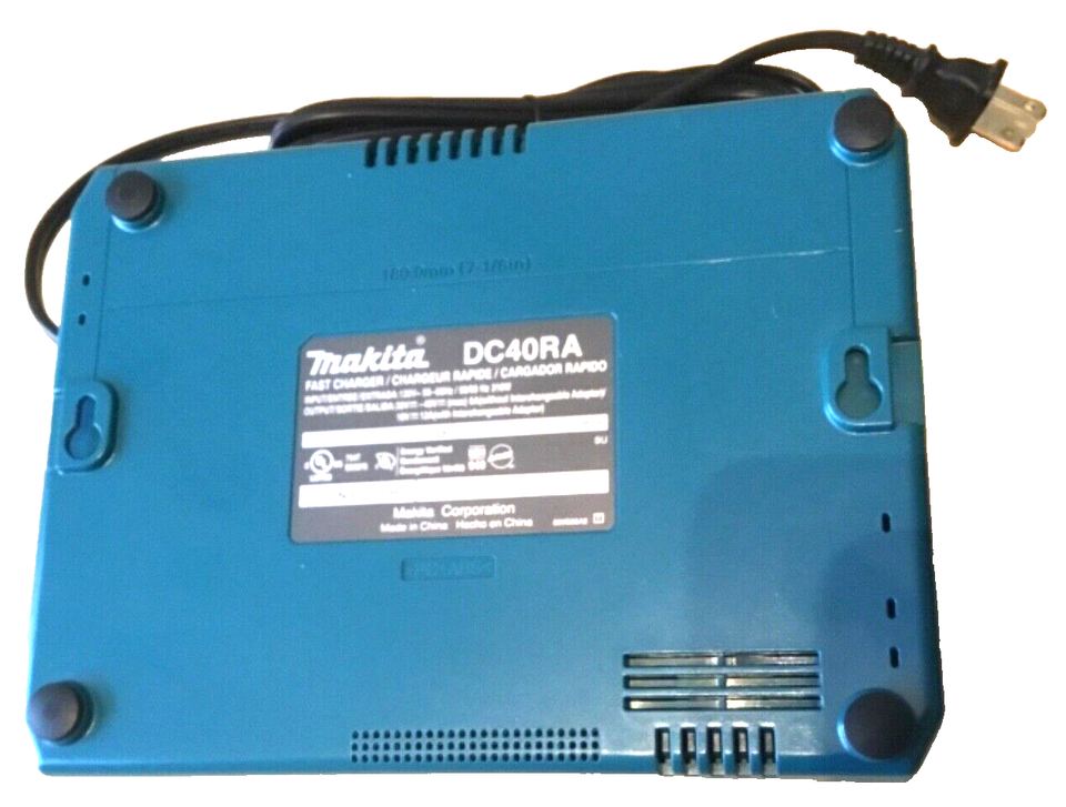 Makita DC40RA 40V Max XGT Lithium Ion Battery Charger Optimum Rapid ...