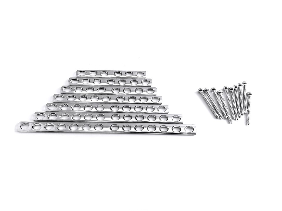 Small DCP Plate with 3.5mm Cortical 50pcs Screw Veterinary Instrument ...