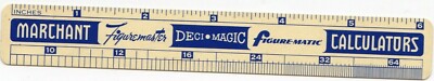 1958 Marchant Calculators Ruler | eBay