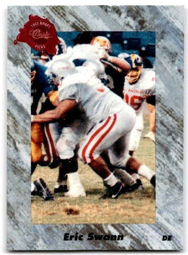 1991 Classic Draft Picks Eric Swann Wake Technical Community College ...