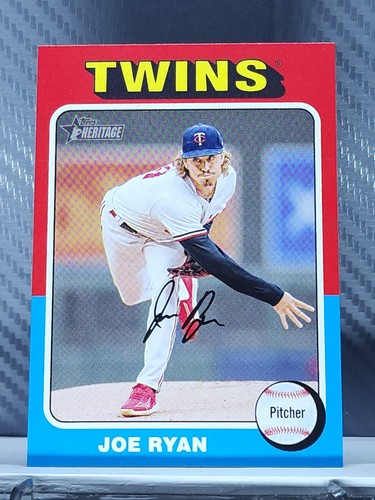 Joe Ryan 2024 Topps Heritage #246 - Twins | eBay