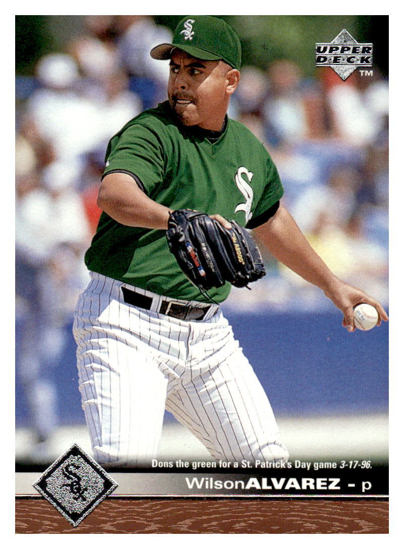 1997 Upper Deck #36 Wilson Alvarez Chicago White Sox Baseball EX | eBay