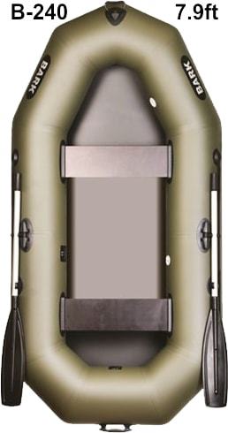 Inflatable Boat BARK Dinghy 6.2-9.2ft Fishing Boat PVC Floor | Slatted ...