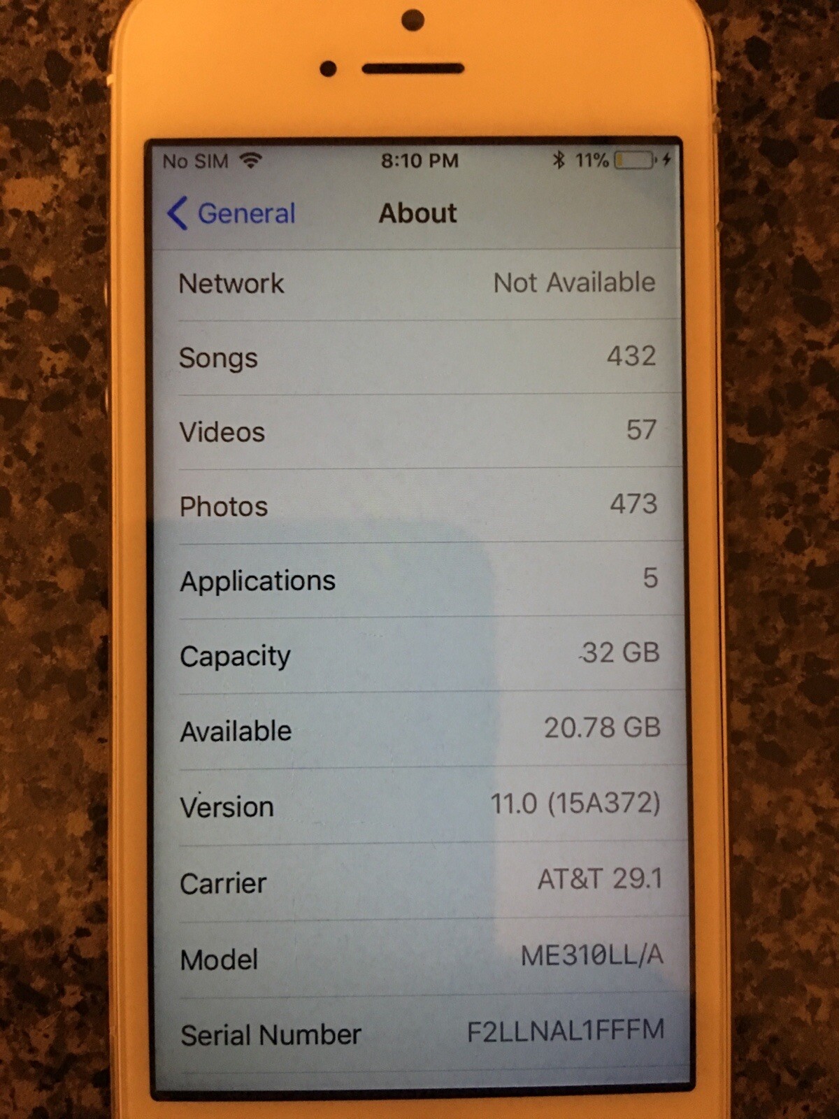 Apple iPhone 5s - 32 GB - Gold (AT&T) for sale online | eBay