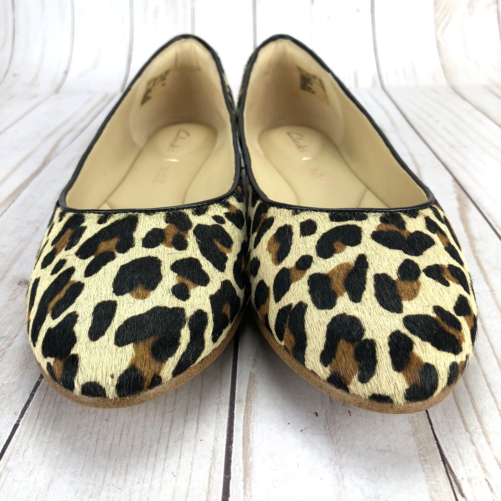 Clarks Grace Piper Shoes Flats Ballet Slip On Brown L… - Gem