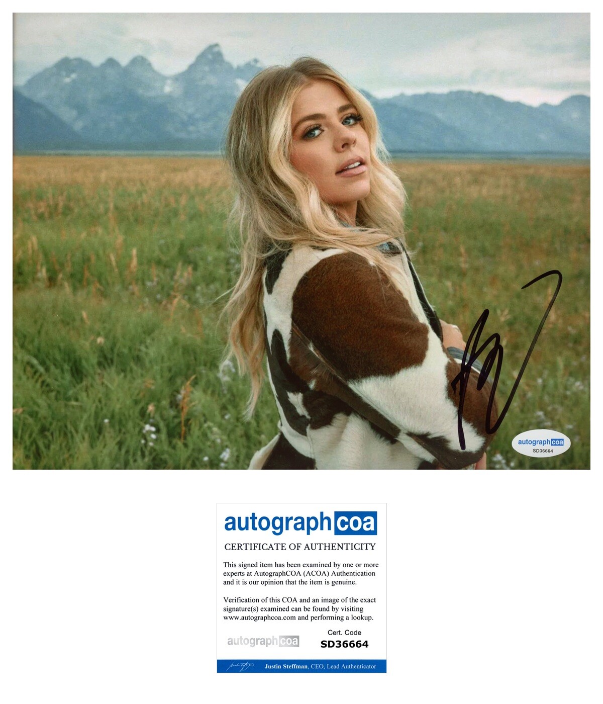 Anne Wilson ‘Strong’ Singer Signed 8x10 Photo ACOA Country Christian ...