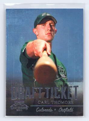 2011 Playoff Contenders Carl Thomore #DT24 Colorado Rockies | eBay
