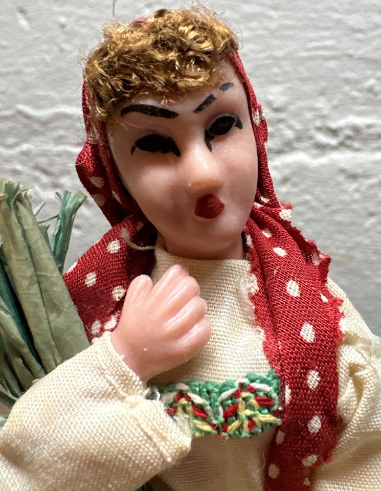 Vintage Pair of Israeli Street Vendor Dolls Unbranded 7” Tall Black ...