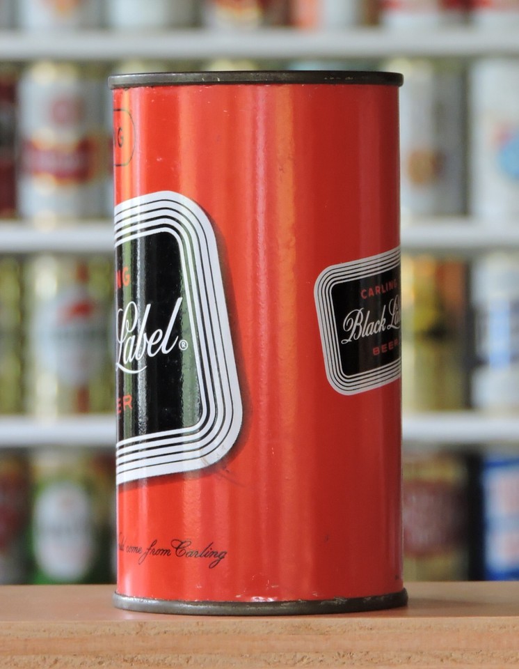 CARLING BLACK LABEL BEER, CARLING BREWING CO., NATICK MASS. FLAT TOP ...