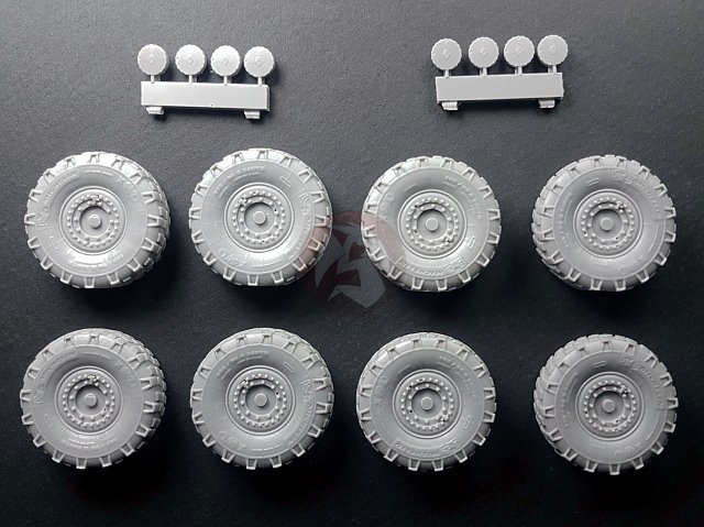 Djiti's 1/35 VBCI French IFV Wheels Set (8 wheels) (for Heller 81147 ...