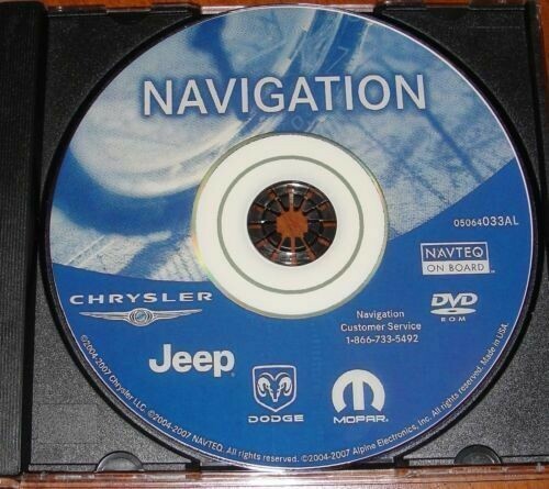 2014 UPDATE 033AL 04 05 06 2007 DODGE MAGNUM REC NAVIGATION MAP NAV ...