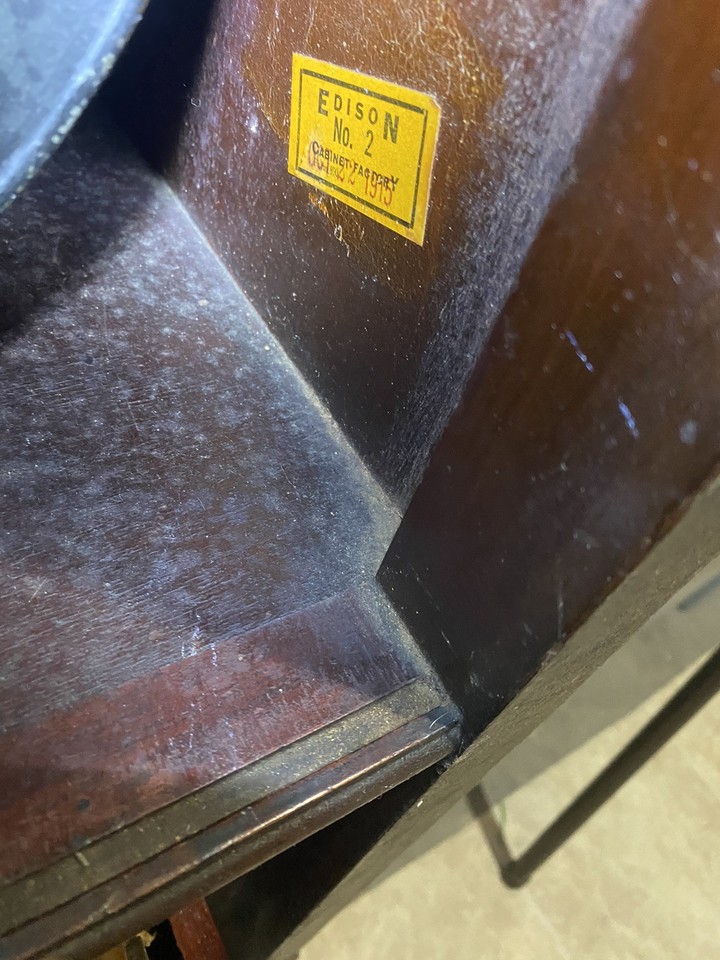 Antique, Phonograph, Edison Sheraton C200 Diamond Disc Operational ...