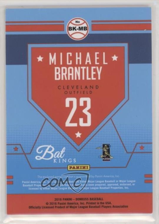 2016 Panini Donruss Bat Kings Green /99 Michael Brantley #BK-MB | eBay