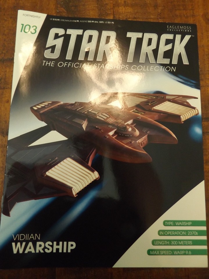 Eaglemoss Star Trek Vidiian Warship #103 With Magazine | eBay
