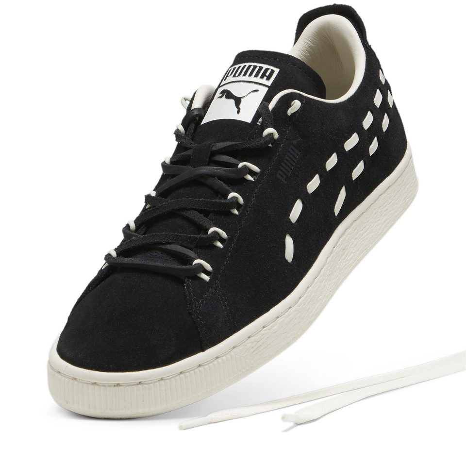 Puma Suede Decon 39649401 Mens Black Suede Lifestyle Sneakers Shoes | eBay