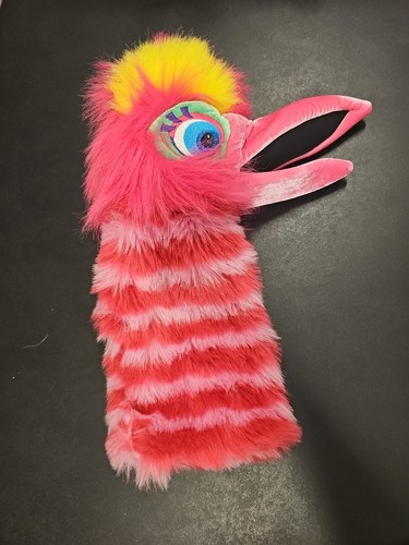 The Puppet Company Pink Snapper Bird Hand Puppet L Squeaker 18” Fizzle ...