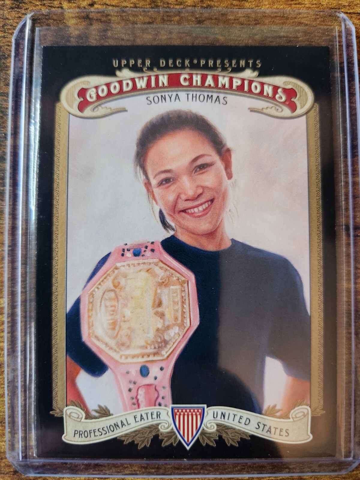 2012 UD Goodwin Champions Sonya Thomas Rookie #45 Professional Eater ...