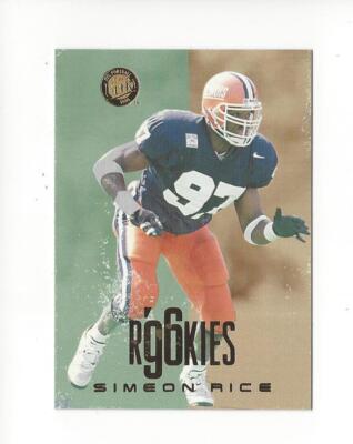 1996 Ultra #177 Simeon Rice RC Rookie Cardinals Illinois | eBay