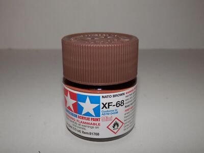 Tamiya Color Acrylic Paint Mini Nato Brown #XF-68 (10 ml) NEW | eBay