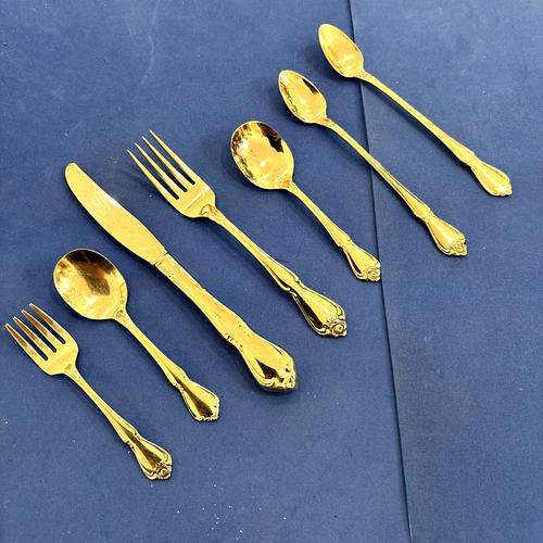 7 PC Lot STAINLESS EATING UTENSILS BABY TODDLER YOUTH SIZE Assorted ...