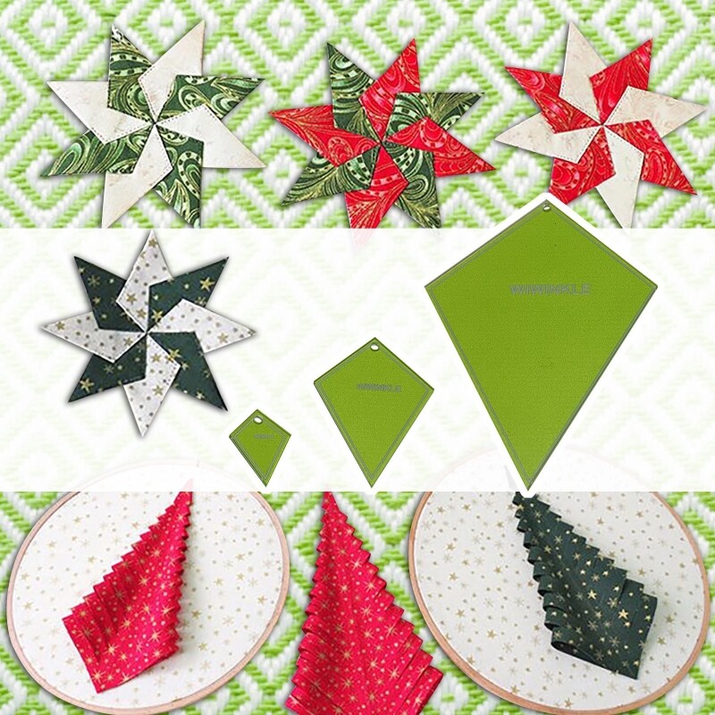 3pcs Practical Patchwork Maker Kit Quilting Rulers Templates for Art ...