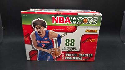 2021-22 Panini NBA Hoops Basketball Winter Holiday Blaster Box New ...