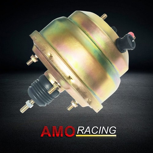 8" Brake Booster Dual Diaphragm Power Brake Booster Zinc Fits Hot Rod ...